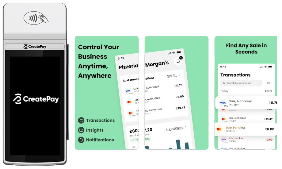 CreatePay - In-person and online card payment solutions